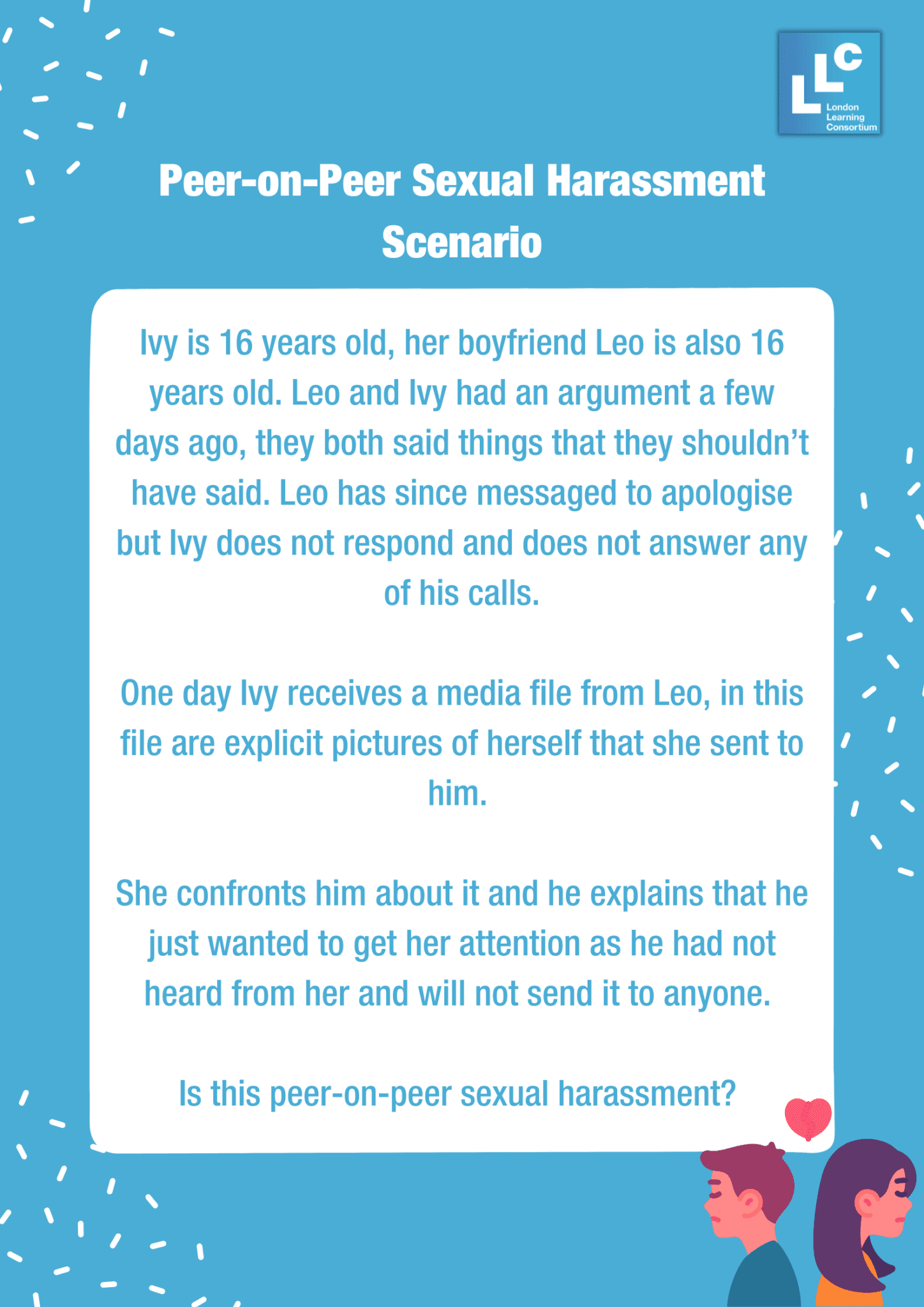 Safeguarding Focus: Peer-on-Peer Sexual Harassment - London Learning ...